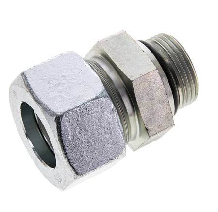 30S & UN 1-5/16''-12 Zink plated Steel Straight Cutting Fitting with M | Tameson.com