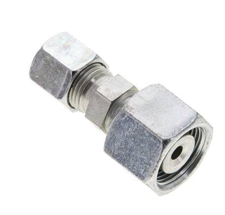 8S & 14S Zink plated Steel Straight Cutting Fitting with Swivel 630 ba | Tameson.com