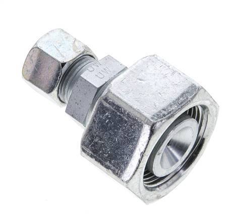 12S & 25S Zink plated Steel Straight Cutting Fitting with Swivel 400 bar ISO 8434-1 | Tameson.com