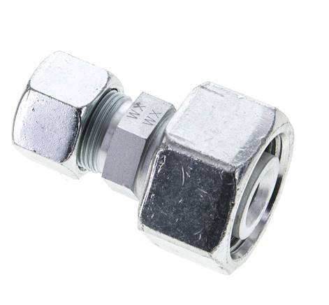 16S & 25S Zink plated Steel Straight Cutting Fitting with Swivel 400 bar ISO 8434-1 | Tameson.com