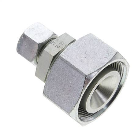16S & 38S Zink plated Steel Straight Cutting Fitting with Swivel 315 bar ISO 8434-1 | Tameson.com
