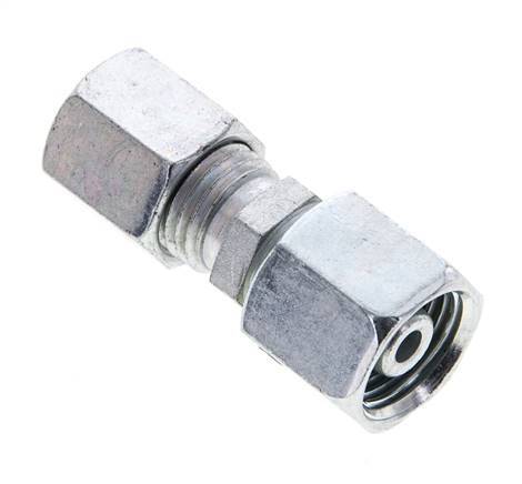 6S & 8S Zink plated Steel Straight Cutting Fitting with Swivel 630 bar | Tameson.com