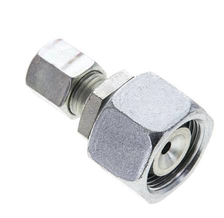 6S & 16S Zink plated Steel Straight Cutting Fitting with Swivel 400 ba | Tameson.com