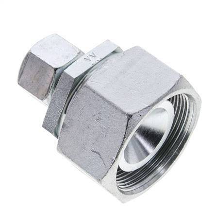 16S & 38S Zink plated Steel Straight Cutting Fitting with Swivel 315 b | Tameson.com