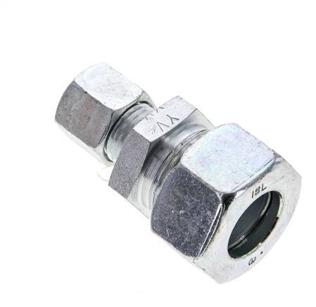 10L & 18L Zink plated Steel Straight Cutting Fitting 315 bar ISO 8434- | Tameson.com