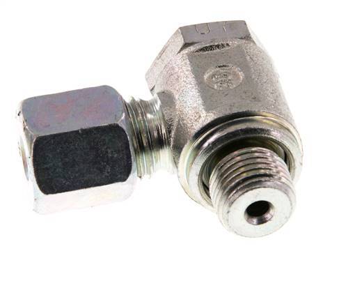 6S & G1/4'' Zink plated Steel Swivel Joint Cutting Fitting with Male Threads 250 bar Rotatable ...