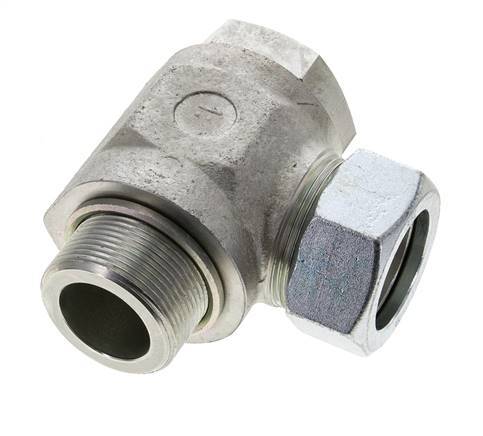 35L & M42x2 Zink plated Steel Swivel Joint Cutting Fitting with Male T | Tameson.com