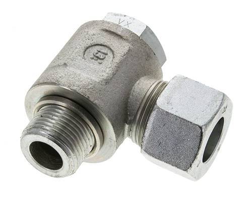 20S & M27x2 Zink plated Steel Swivel Joint Cutting Fitting with Male T | Tameson.com
