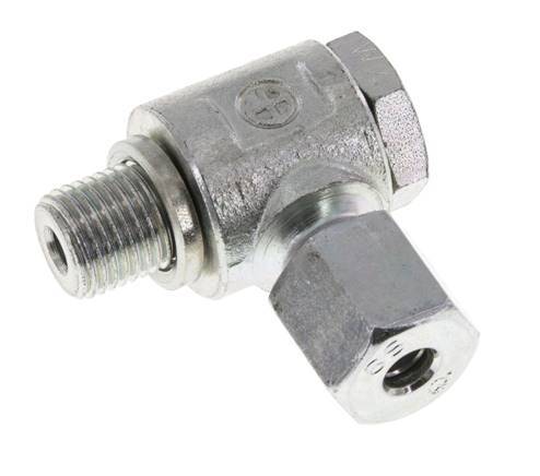 6S & G1/4'' Zink plated Steel Swivel Joint Cutting Fitting with Male T | Tameson.com