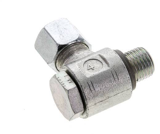 10L & M14x1.5 Zink plated Steel Swivel Joint Cutting Fitting with Male Threads 315 bar NBRO-ring ...