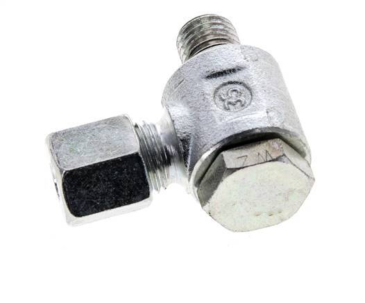 6S & M12x1.5 Zink plated Steel Swivel Joint Cutting Fitting with Male | Tameson.com