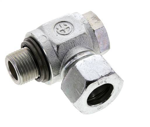 18L & G1/2'' Zink plated Steel Swivel Joint Cutting Fitting with Male Threads 315 bar NBRO-ring ...