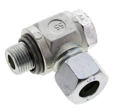 16S & G1/2'' Zink plated Steel Swivel Joint Cutting Fitting with Male | Tameson.com