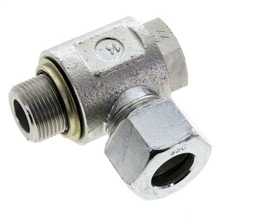 20S & G3/4'' Zink plated Steel Swivel Joint Cutting Fitting with Male | Tameson.com