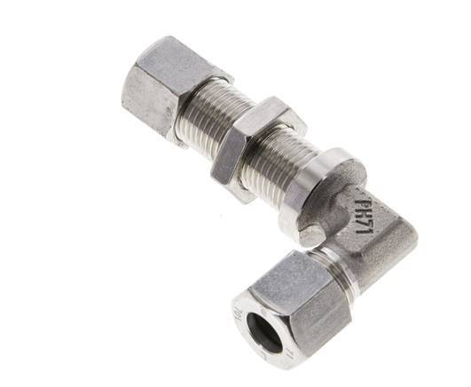 10L Stainless Steel Elbow Cutting Fitting Bulkhead 315 bar ISO 8434-1 | Tameson.com