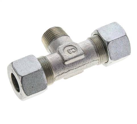 16S & R1/2'' Zink plated Steel T-Shape Tee Cutting Fitting with Male T | Tameson.com