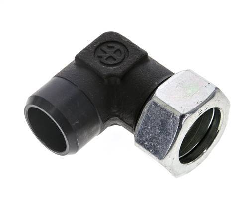 28L & 32mm Phosphatised Steel Elbow Cutting Fitting with Welding End 160 bar ISO 8434-1 ...