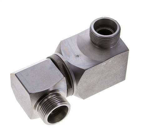 20S Zink plated Steel Ball-Guided Double Swivel Joint Cutting Fitting DN 16350 bar NBR ISO 8434 ...