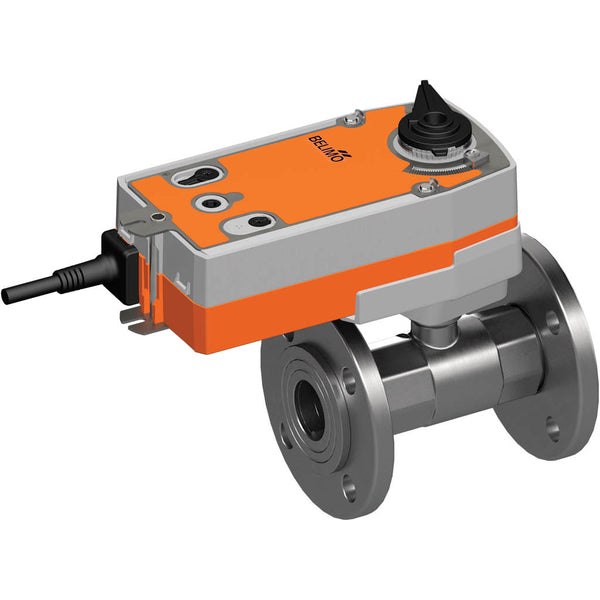 Belimo Ball Valve DN40 Flange Kvs31 24VAC/DC Fail-Safe 75s 2-point 10N ...