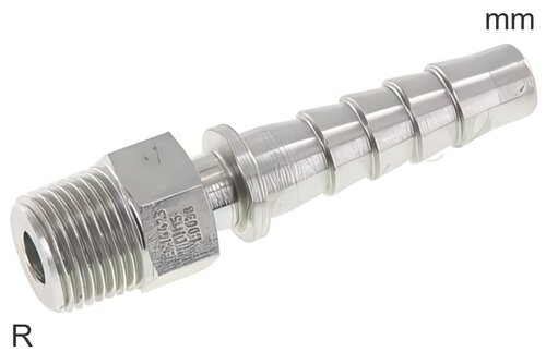 Hose Barb Fittings R-Threads Male DIN EN 14423/DIN 2826 | Tameson.com