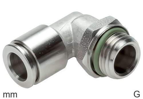 Elbow Push-In Fittings Brass G-Threads Male Rotatable | Tameson.com