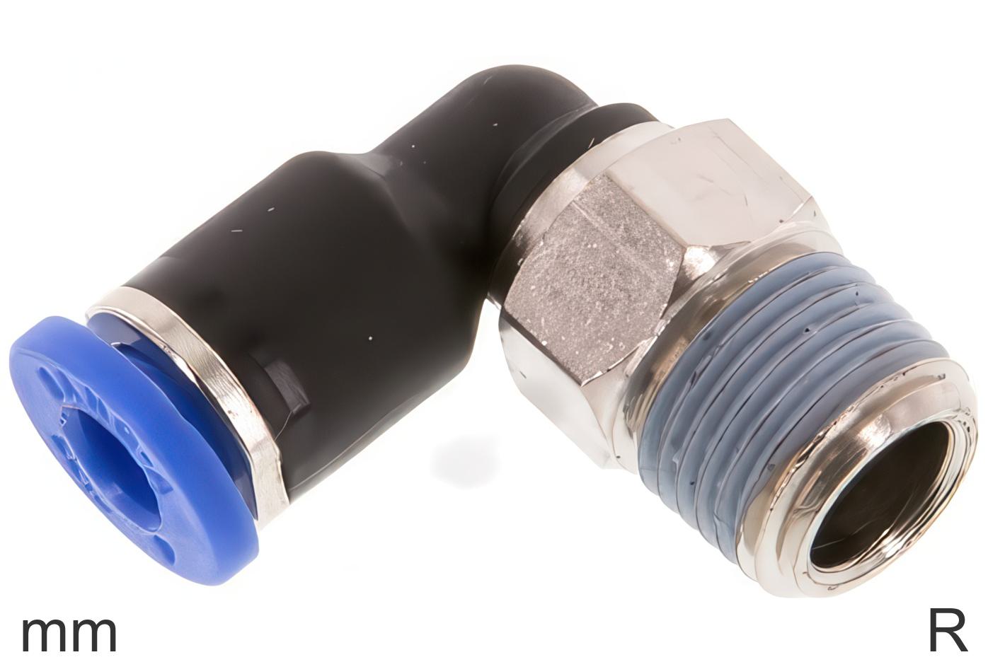 Elbow Push-In Fittings With Threads | Tameson.com