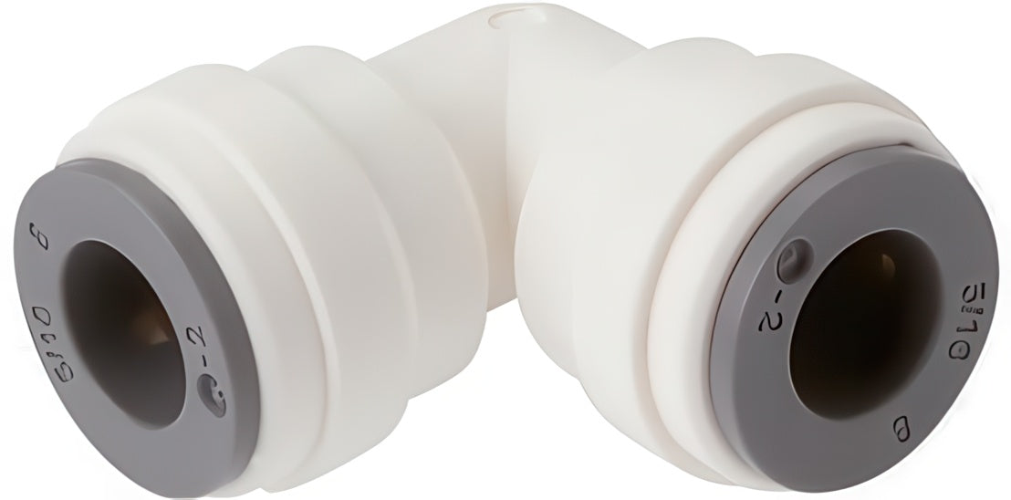 Elbow Union Push-In Fittings Plastic Liquids and Food Metric | Tameson.com