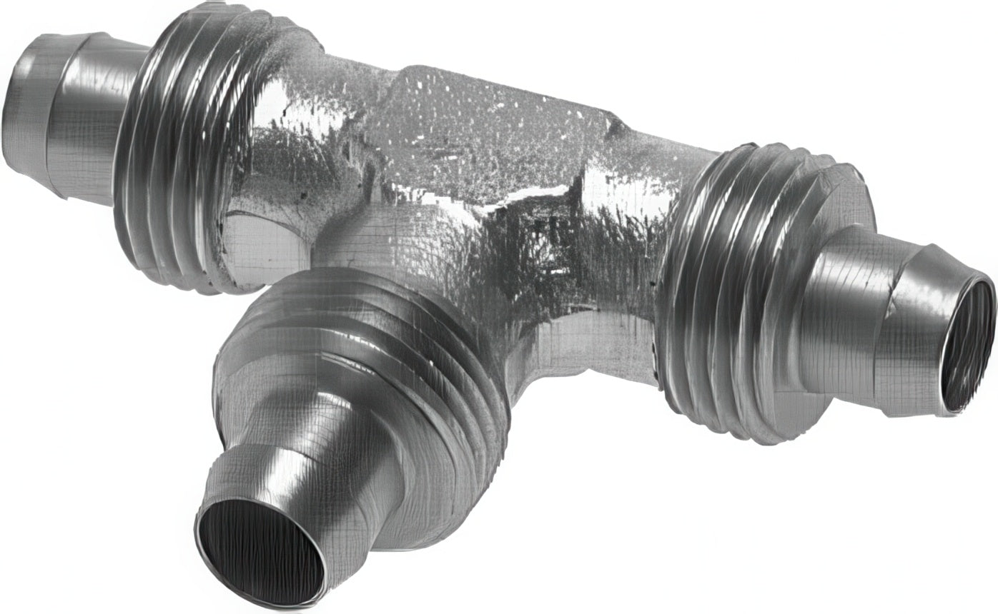 Push-On Tee Fittings Stainless Steel Without Nut | Tameson.com