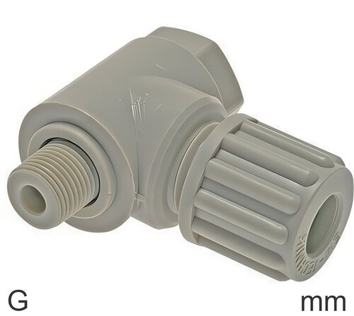 Compression Elbow Fittings Plastic G-Threads Male Banjo | Tameson.com