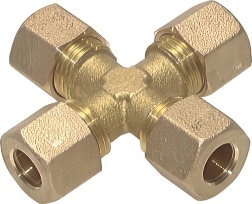 Compression Cross Fittings Brass | Tameson.com