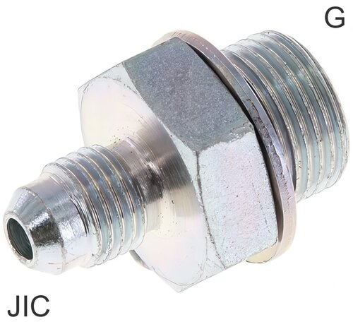 Double Nipples Steel / Stainless Steel G/JIC-Threads PN310 | Tameson.com