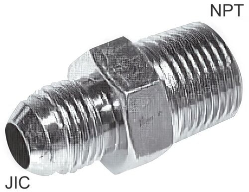 Double Nipples Steel / Stainless Steel NPT/JIC-Threads PN310 | Tameson.com