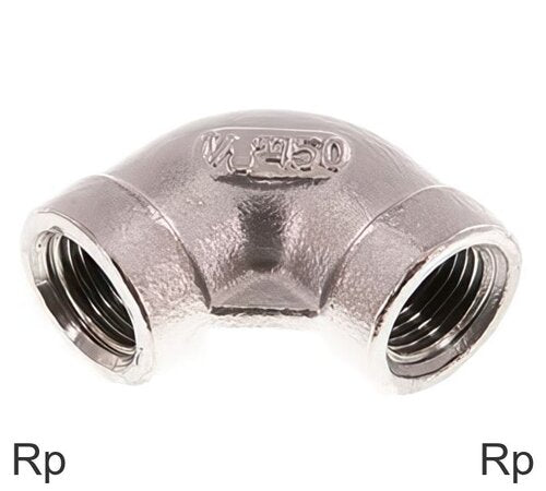 Angled Fittings 90deg Cast Iron / Stainless Steel Rp-Threads Female ...