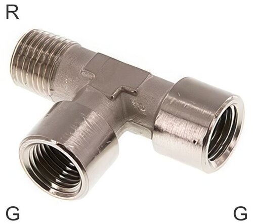 Tee Fittings Brass / Cast Iron / Stainless Steel G/R-Threads Male ...