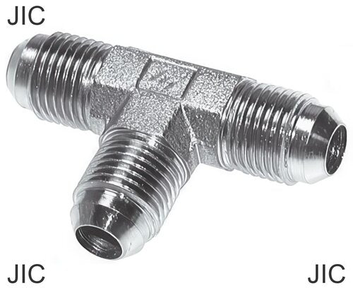 Tee Fittings Steel / Stainless Steel JIC-Threads Male PN310 | Tameson.com