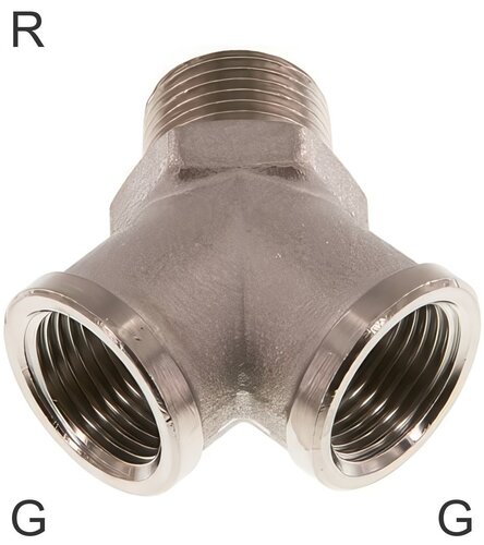 Y Fittings Brass G/R-Threads Male/Female PN16 | Tameson.com