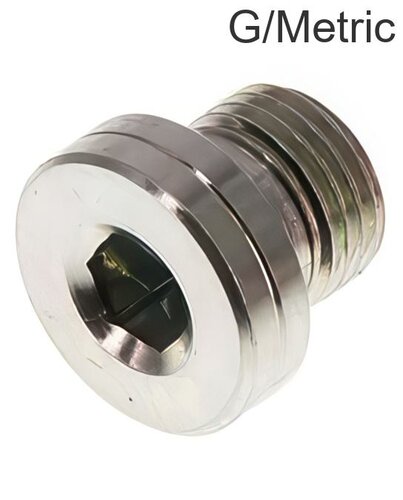 Closing Plugs Steel / Stainless Steel G/Metric-Threads With Elastomer ...