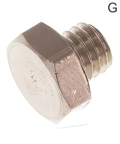 Closing Plugs Brass / Stainless Steel G-Threads Outer Hex PN40 ...
