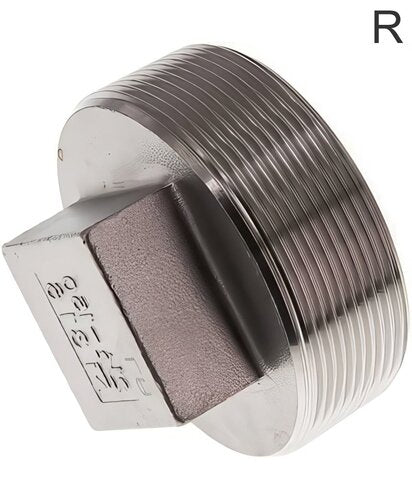 Closing Plugs Cast Iron / Stainless Steel R-Threads Outer Hex PN25 ...