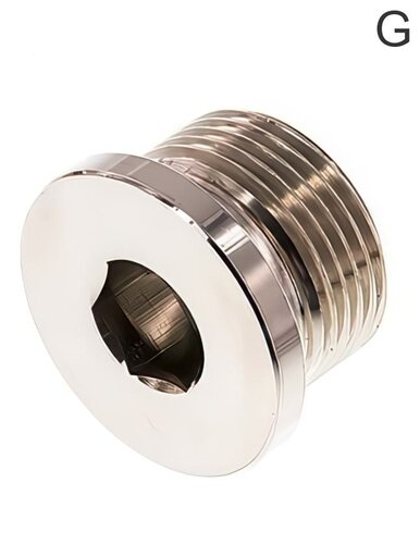Closing Plugs Brass / Stainless Steel G-Threads Inner Hex PN40 ...