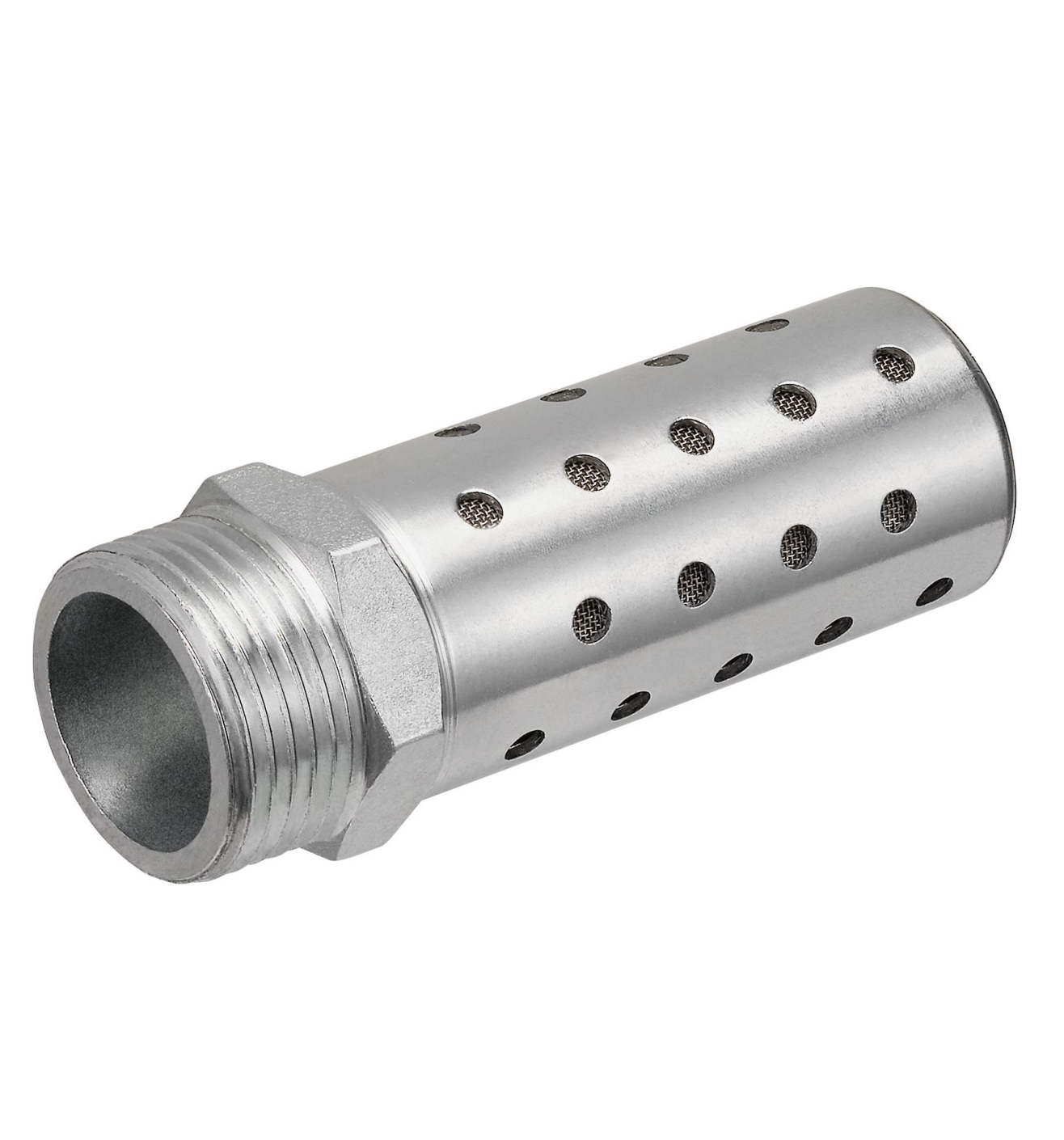 Aventics SI1 Series Metal Braiding Pneumatic Mufflers | Tameson.com