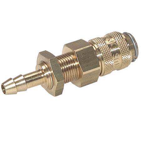 DN 5 Air Coupling Sockets With Hose Pillar And Bulkhead | Tameson.com