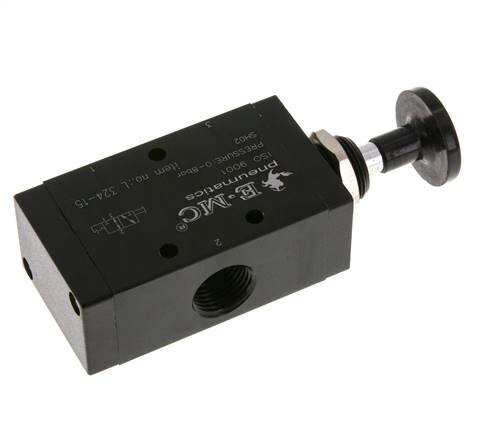 EMC 3/2-Way Button Activated Pneumatic Valves Series L | Tameson.com