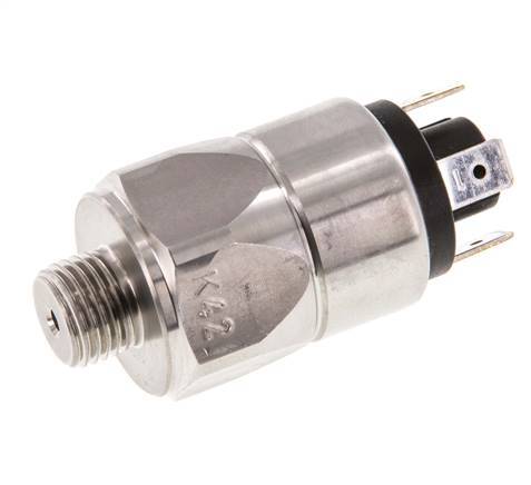 1 to 10bar SPDT Stainless Steel Pressure Switch G1/4'' 250VAC Flat Con ...