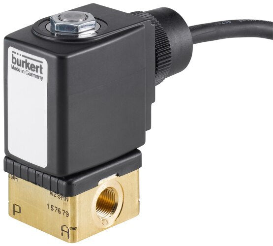 Solenoid Valve G1/8'' NC Brass FKM 0-10bar/145psi 24VAC/DC ATEX 6013 ...