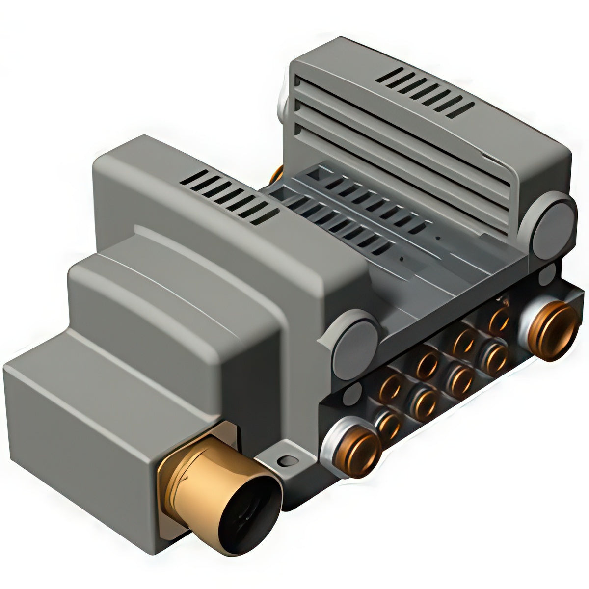 SMC Valve Manifold With Multiple Connector Kit IP67 8-mm Push-In - VV5 ...