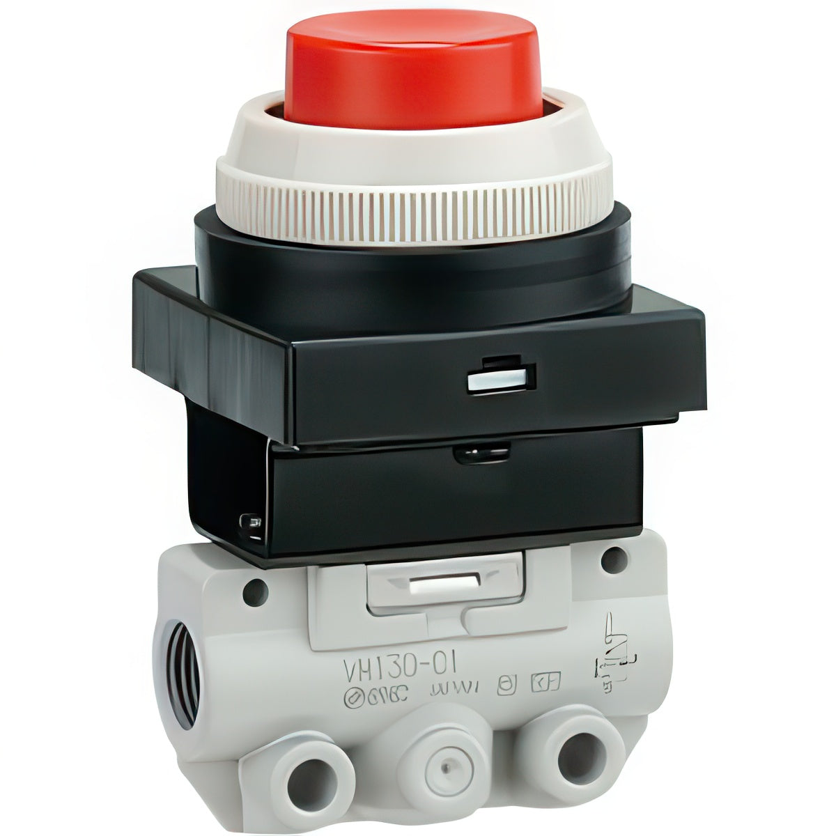 SMC 5/3-Way Pneumatic Selector Valve R1/4'' - VM250-02-35GA | Tameson.com