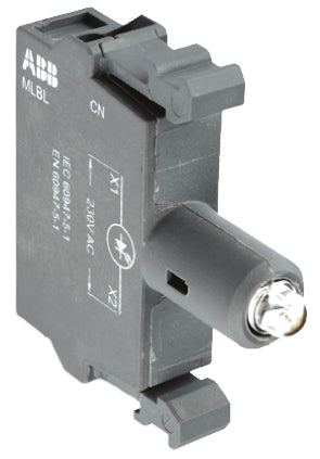 ABB Red LED Signal Lamp Module 24V AC DC Front Mount - 1SFA611621R1011 ...