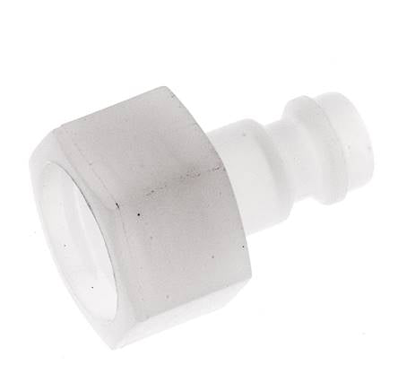 PVDF DN 5 Coupling Plug G 1/4 inch Female Threads | Tameson.com