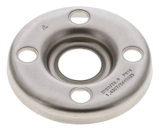 Loose Flange DN20-PN10 Stainless Steel 1.4301 Pressed Similar To DIN 2 ...